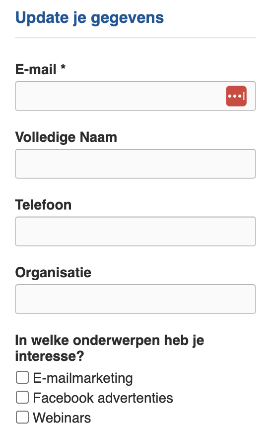 Formulieren - MailTribe